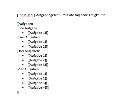 Dokumentvorlagen erstellen - Platzhalter – Personio